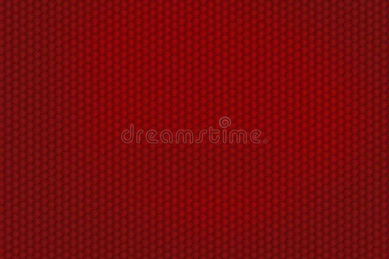 Red Honeycomb Pattern for Background Stock Illustration - Illustration ...