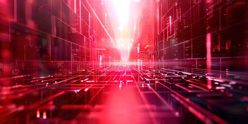 Red Horizon Abstract Background Stock Image - Image of beautiful ...