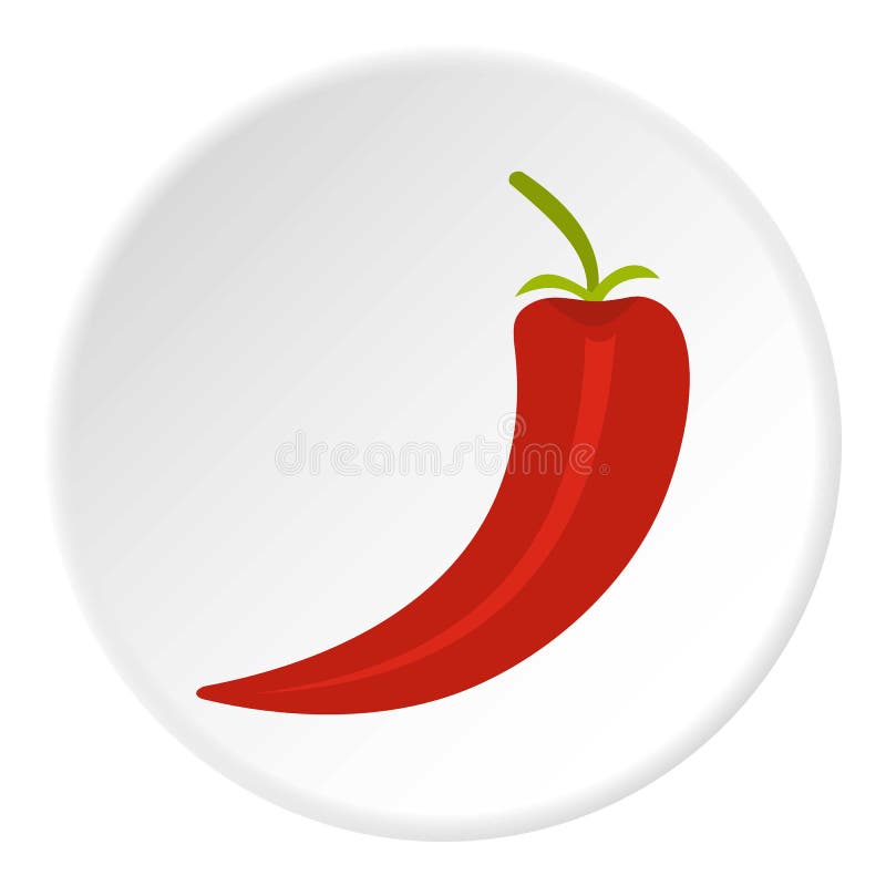 Chili Pepper Icon, Cartoon Style Stock Vector - Illustration of cartoon ...