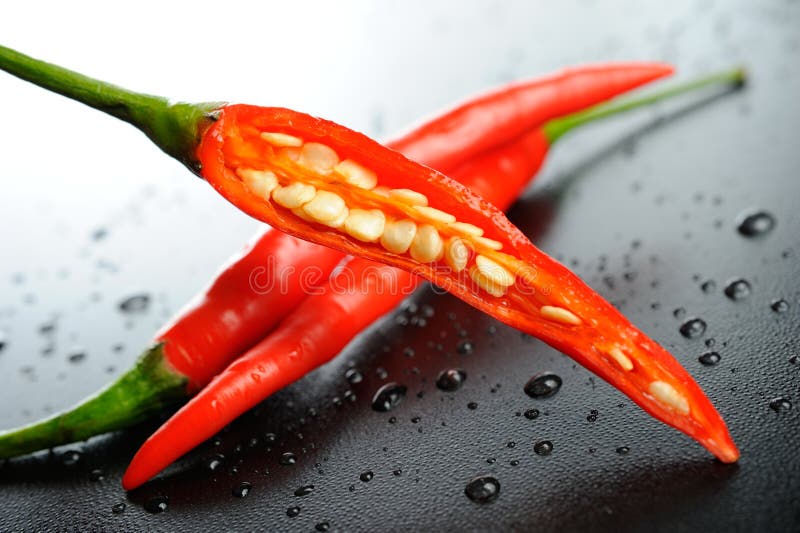 Red hot chili peppers stock image. Image of closeup, chilly - 25672115