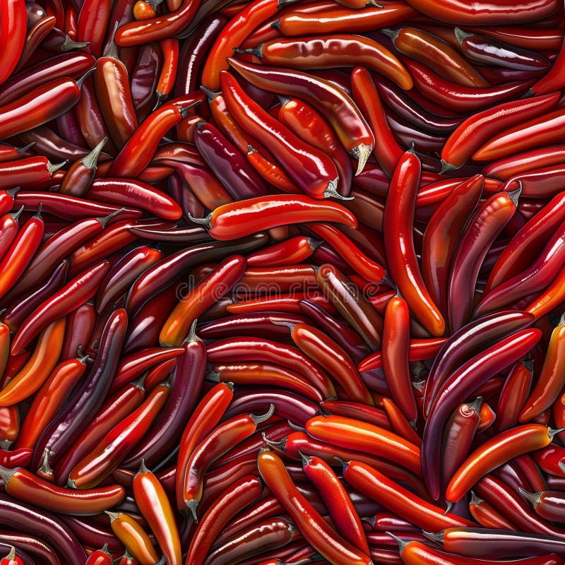 Red Hot Chili Peppers Background, Food Texture, Spicy Culinary Pattern ...