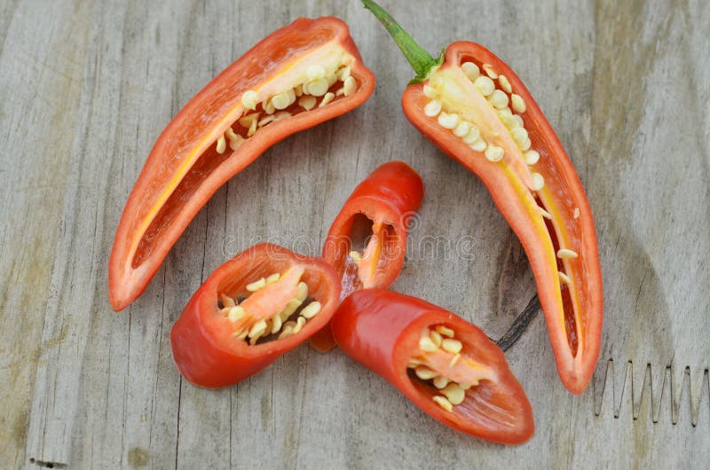 Chili Cut Half Stock Images - Download 1,632 Royalty Free Photos