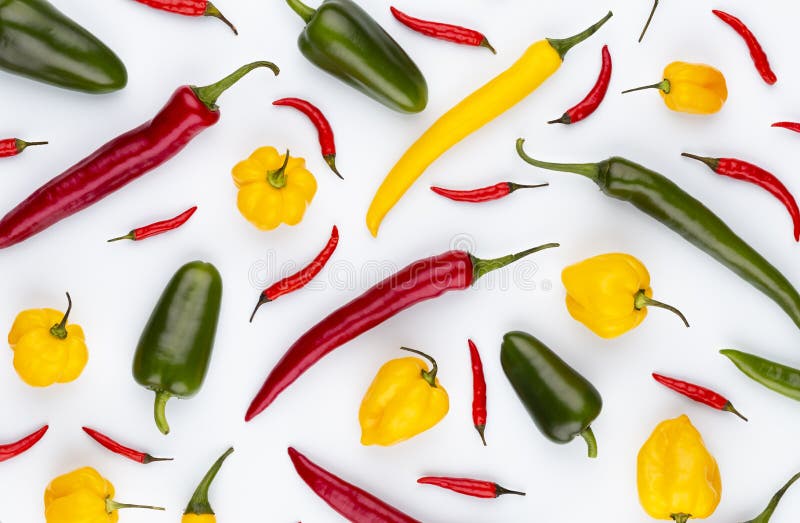 Red Hot Chili Peppers Pattern Texture Background Stock Image - Image of ...