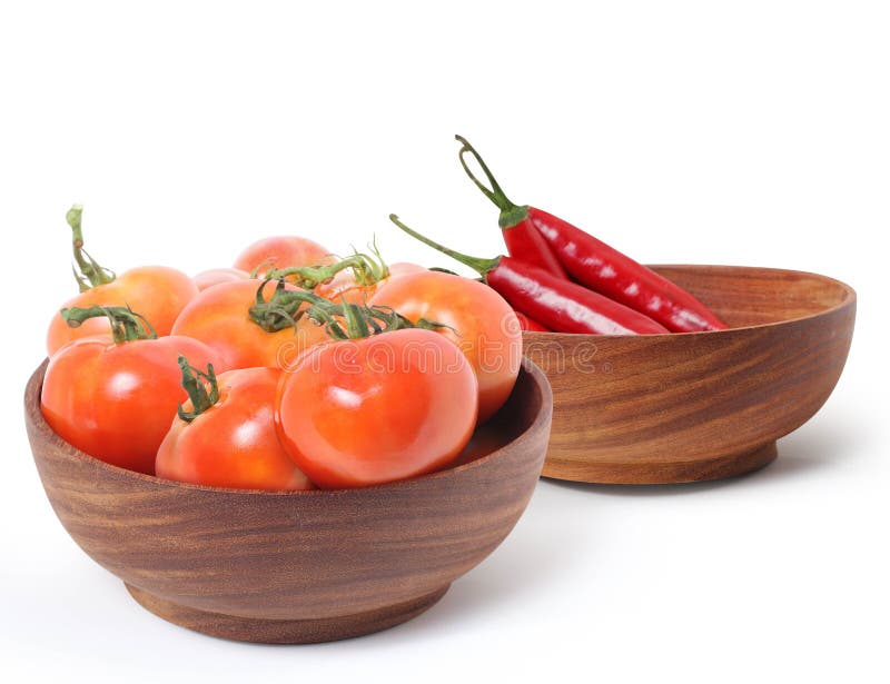 Red Hot Chili Peppers and Tomatoes Stock Illustration - Illustration of ...