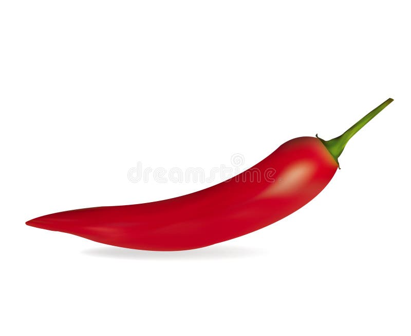 Chilli Rough Stylized Print. Vector Logo. Stock Vector - Illustration ...
