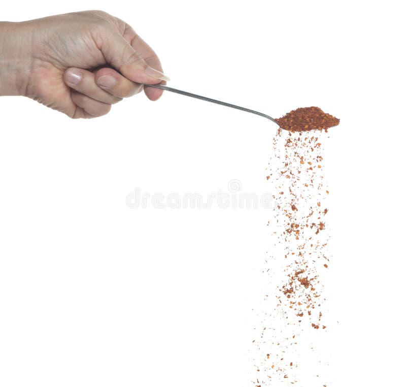 Red Hot Chilli Fall, Red Grain Chilli Explode Abstract Cloud Fly from ...