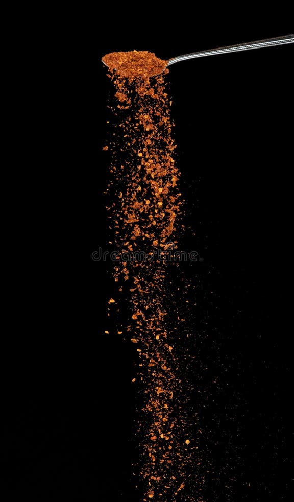 Red Hot Chilli Fall, Red Grain Chilli Explode Abstract Cloud Fly from ...