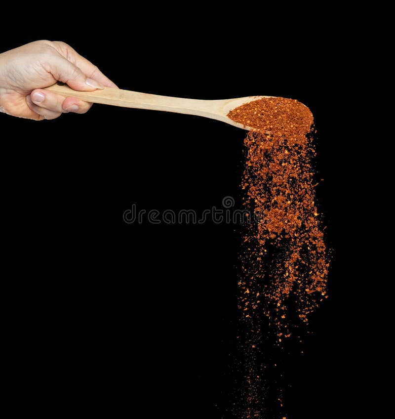 Red Hot Chilli Fall, Red Grain Chilli Explode Abstract Cloud Fly from ...