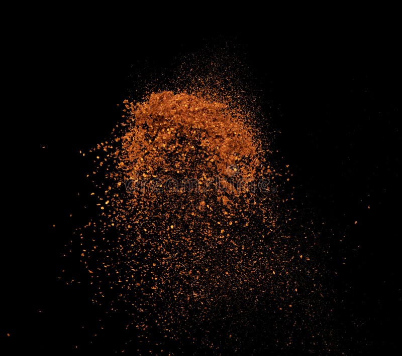 Red Hot Chilli Flying Explosion, Red Grain Chilli Explode Abstract ...