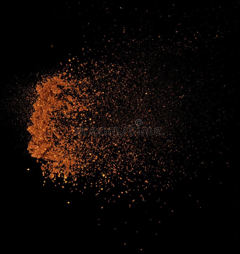 Red Hot Chilli Flying Explosion, Red Grain Chilli Explode Abstract ...