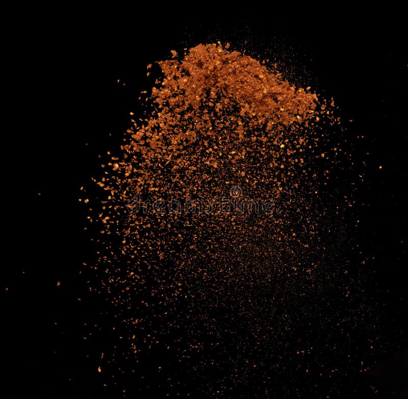Red Hot Chilli Flying Explosion, Red Grain Chilli Explode Abstract ...