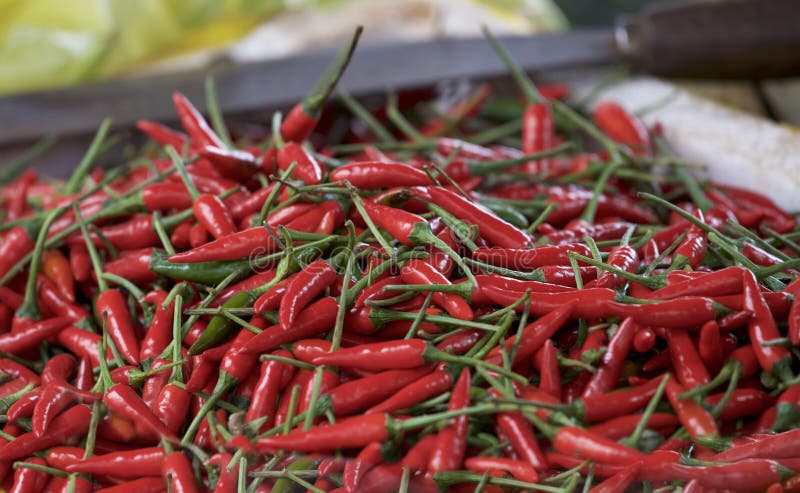 Red Hot Chilli Pepper Background. Spicy Vegetable Stock Image - Image ...