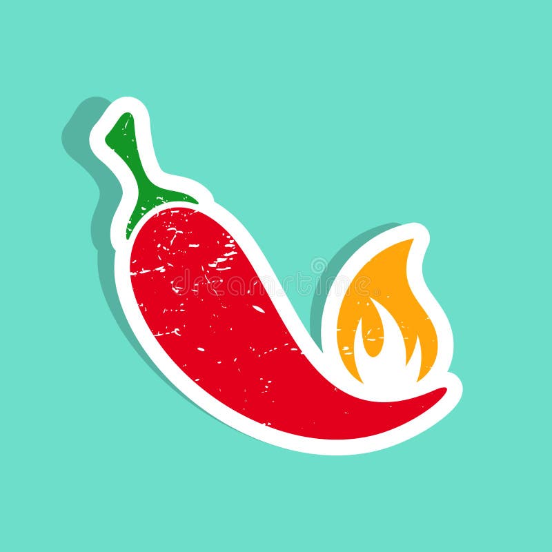 Red Hot Chilli Pepper Icon Stock Illustrations – 8,481 Red Hot Chilli ...