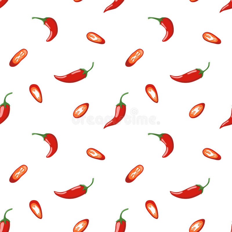 Chilli Pepper Cut Stock Illustrations – 925 Chilli Pepper Cut Stock ...