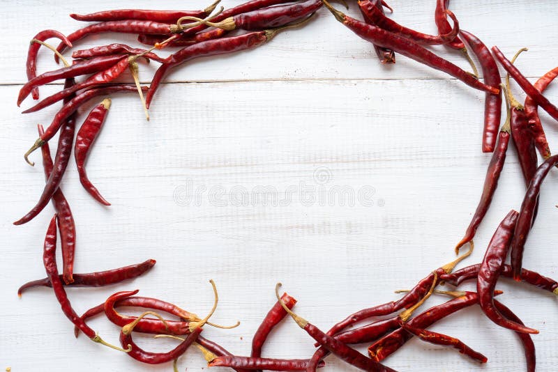 Red Hot Chilli Peppers Frame Stock Photo - Image of ingredient, menu ...