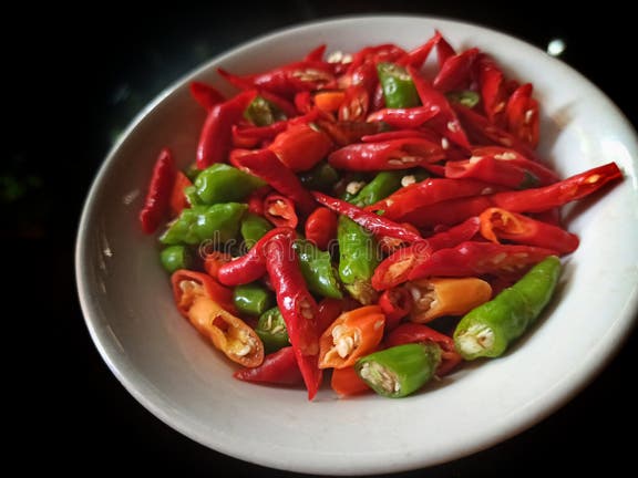 The Red Hot Chilli stock image. Image of green, ingredient - 179699411