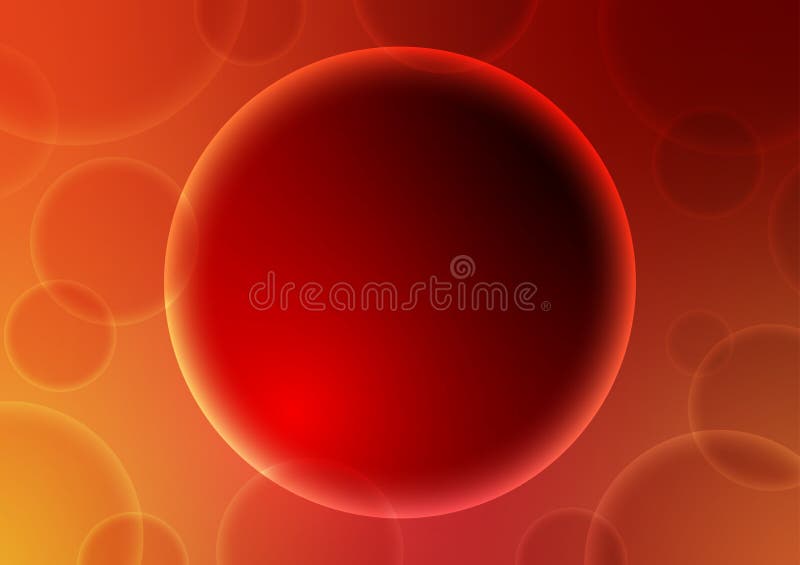 Red Hot Circle Center Space Cyber Graphic Background Stock Vector ...