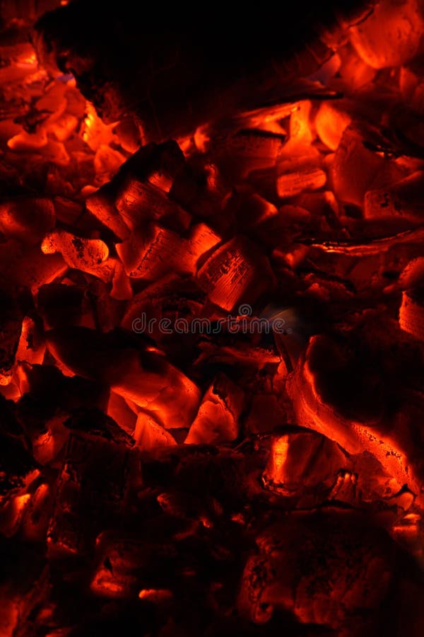 Red Hot Coals stock image. Image of warm, camp, texture - 8045941