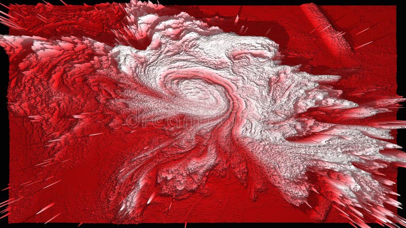 Red Hot Fire Abstract Shapes Blurs Background Stock Illustration ...