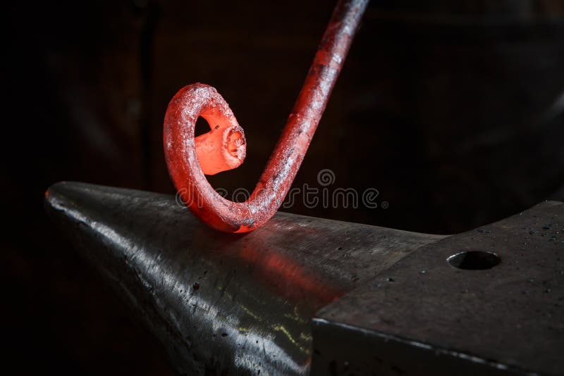 562 Close Up Blacksmith Red Hot Metal Stock Photos - Free & Royalty ...