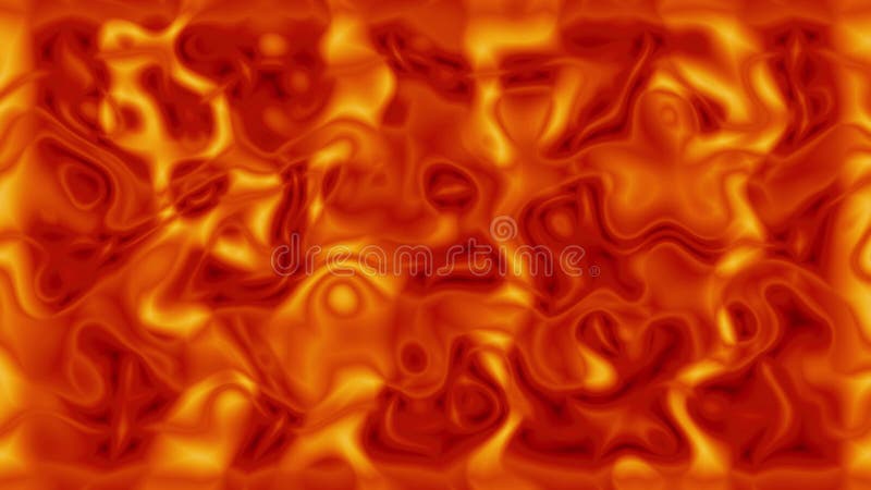 Lava Caustics Background Kaleidoscope Pattern. Red Hot Lava Liquid ...