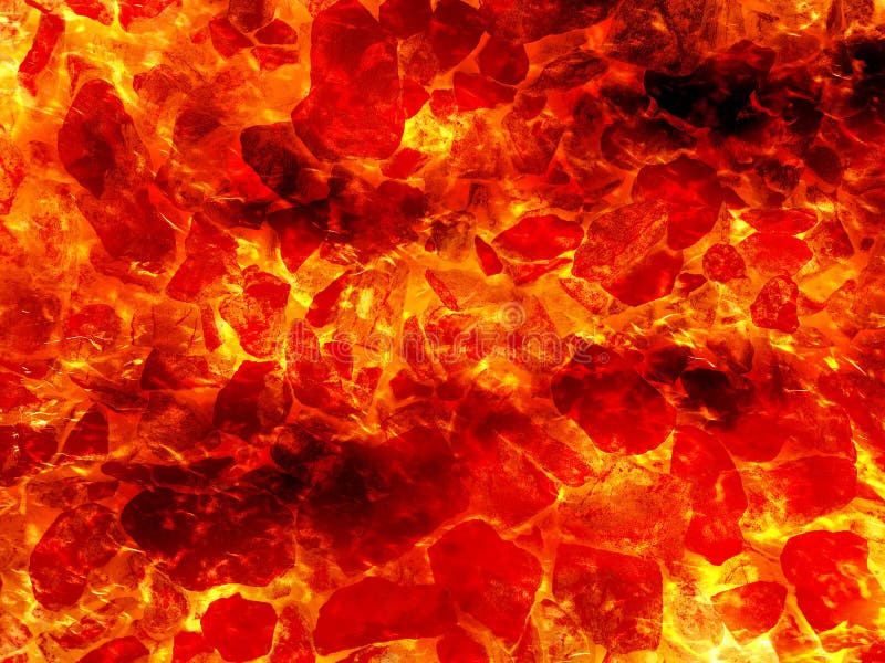 Red Hot Lava Pattern Background Stock Illustration - Illustration of ...