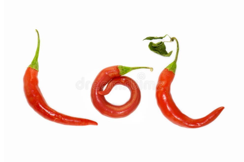 Red hot LOL stock photo. Image of slang, sharp, pepperoni - 10931448