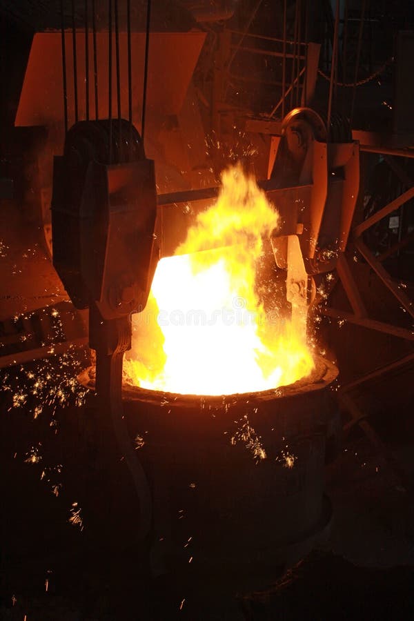 High Temperature Steel Ingots Stock Image - Image of production ...