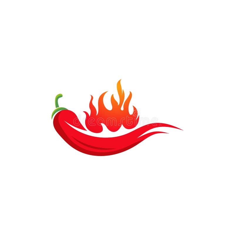 Red Hot Natural Chili Icon Vector Illustration Stock Vector ...