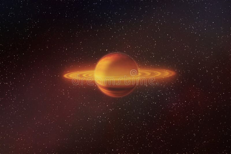 Red Red-hot Planet Moves in Outer Space among the Stars, Abstract ...