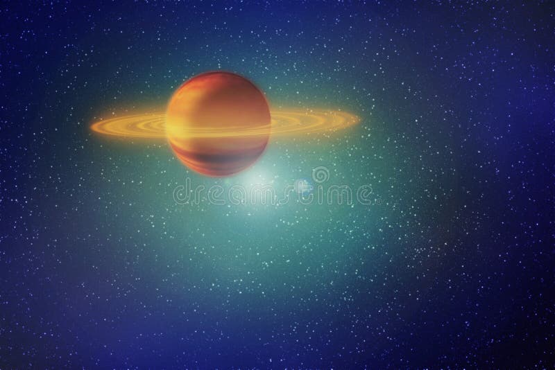 Red Red-hot Planet Moves in Outer Space among the Stars, Abstract ...