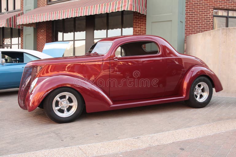 Red Hot Rod stock image. Image of streetrod, transportation - 9859185
