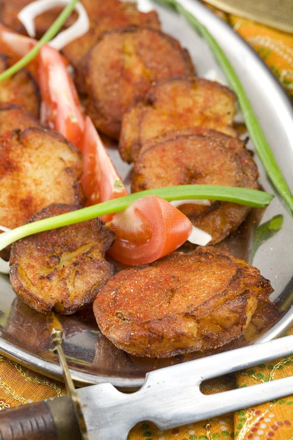 Red Hot Shredded Potatos. stock photo. Image of dish - 21731772