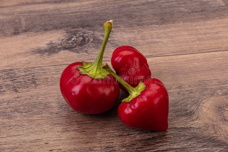 Red Hot Spicy Cherry Pepper Stock Photo - Image of fresh, spicy: 199489422