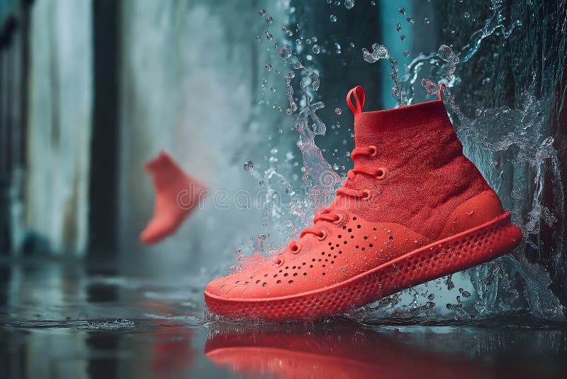 Red Hot Splash stock illustration. Illustration of water - 345014497