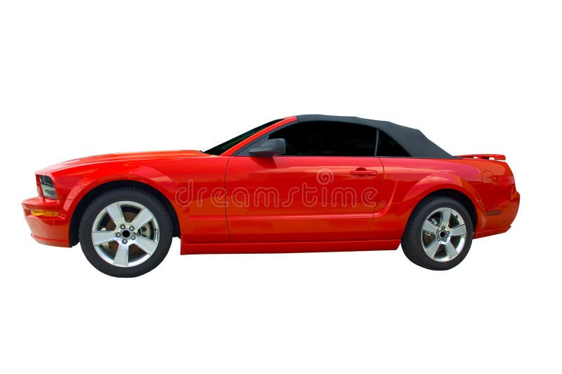 Red Hot Sports Car stock image. Image of tires, expensive - 834171