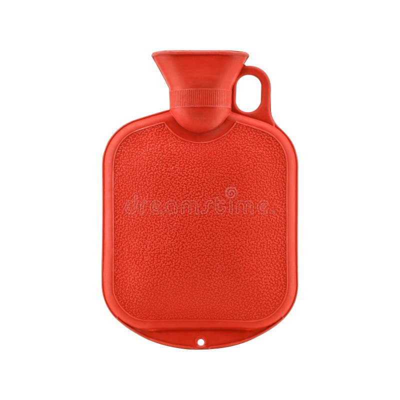 Red hot water bottle stock photo. Image of warmth, temperature - 79662098