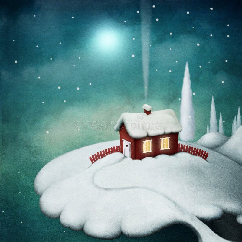 Red House stock illustration. Illustration of house, outside - 27266328