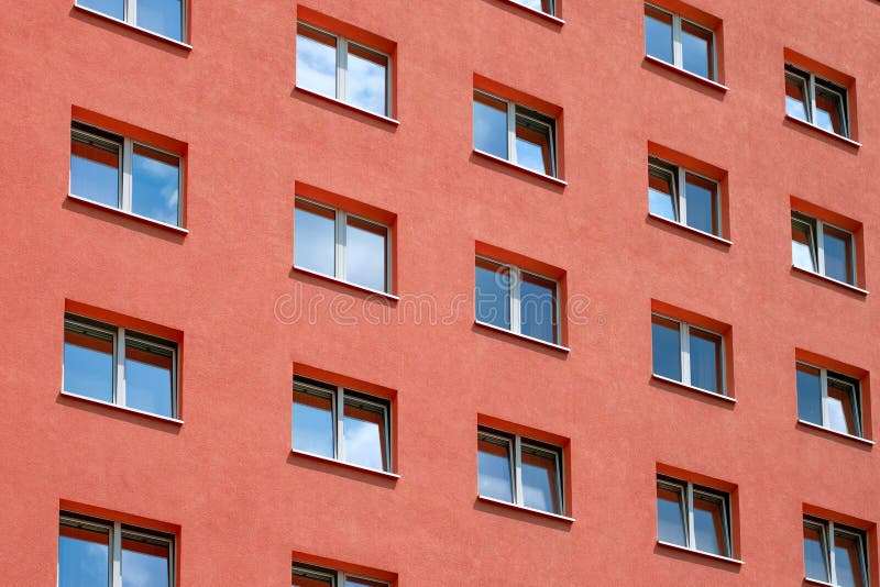 Red House Facade , Windows, Building Exterior Windows, Building Stock ...