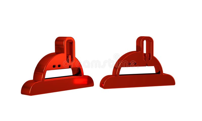 Red Hunter Hat Icon Isolated on Transparent Background. Plaid Winter ...