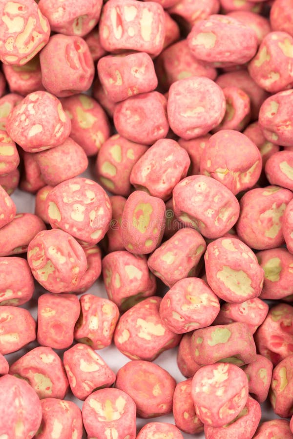 Red Hybrid Pea Seeds for Planting Over White Background Stock Photo ...