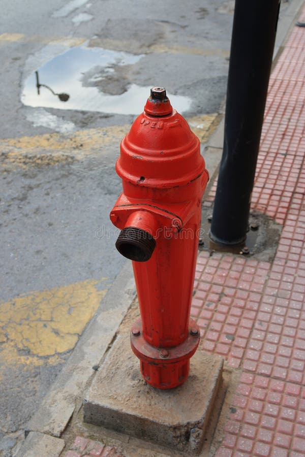 Red hydrant stock photo. Image of delivery, view, vertical - 44281996