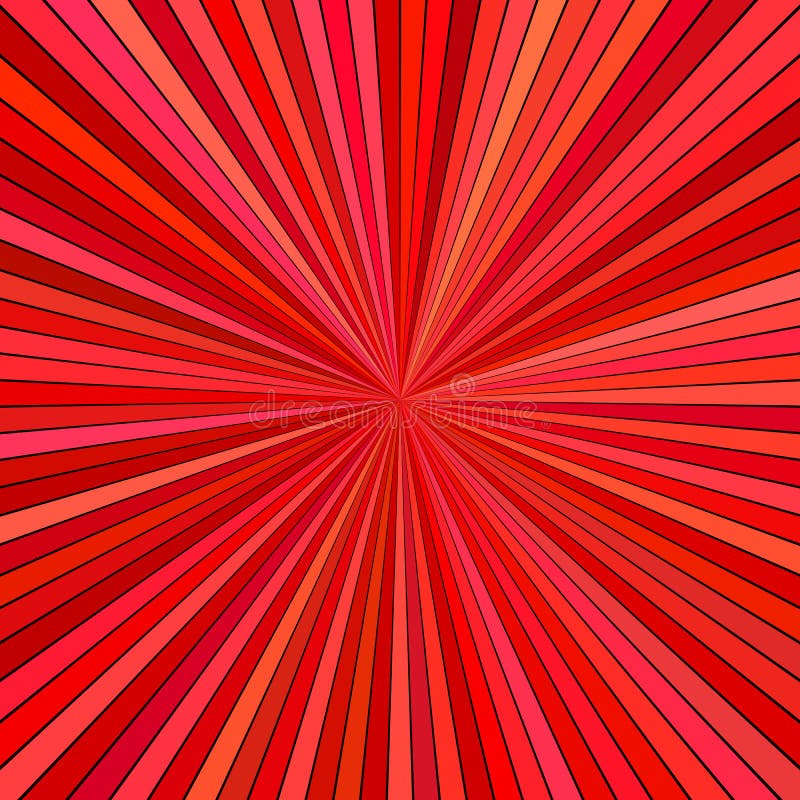 Red Hypnotic Abstract Starburst Stripe Background - Vector Blast ...