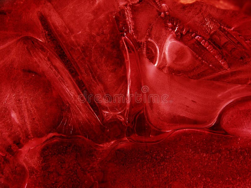 Red ice stock image. Image of winter, detail, form, color - 547809