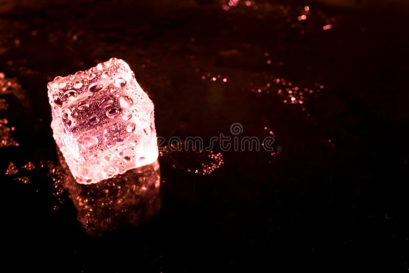 Red ice cubes stock photo. Image of background, happy - 20245834