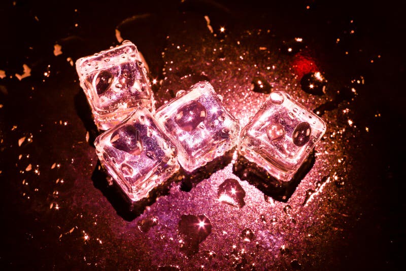 Red ice cubes stock photo. Image of background, happy - 20245834