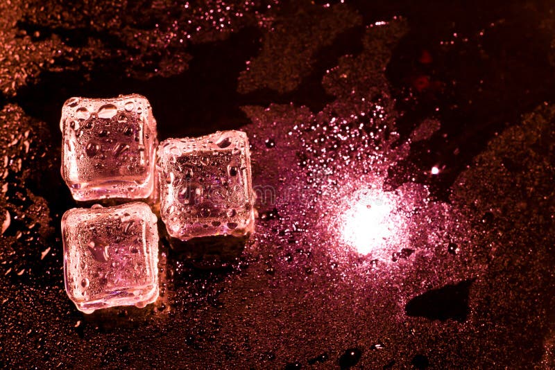 Red ice cubes stock photo. Image of background, happy - 20245834