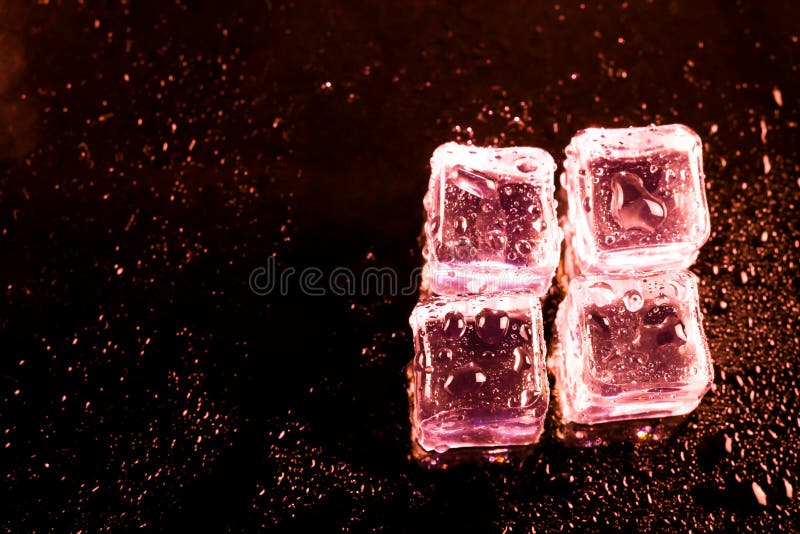 Red ice cubes stock photo. Image of background, happy - 20245834