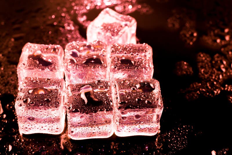 Red ice cubes stock photo. Image of background, happy - 20245834