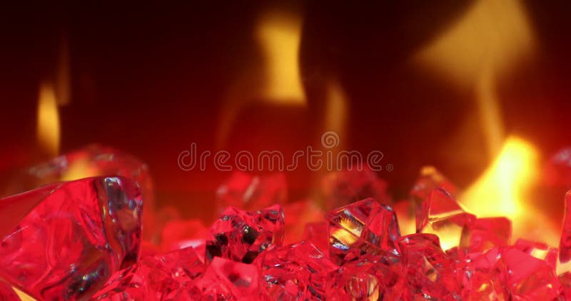 Red ice fire stock video. Video of effects, illuminated - 204537581